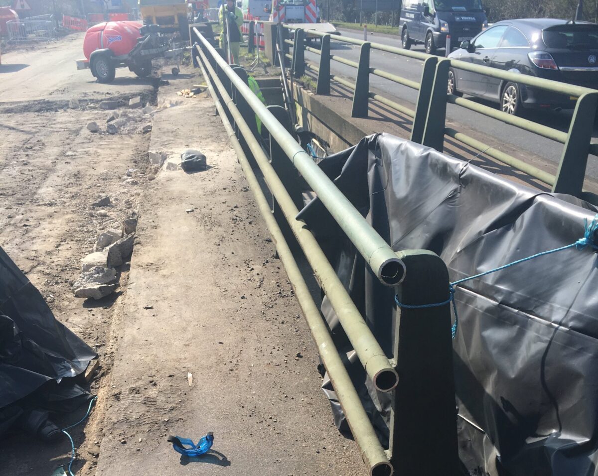 Bridge Parapet Upgrade by Hydroblast