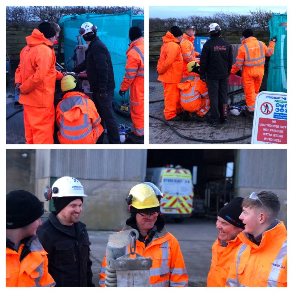 Hydrodemolition Training days for employees at Hydroblast HQ