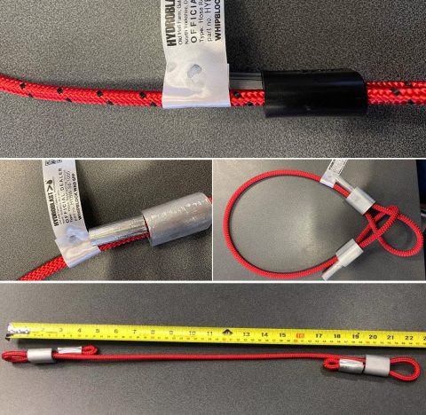 Hydroblast now supply new style Whip Checks using Steel Wire